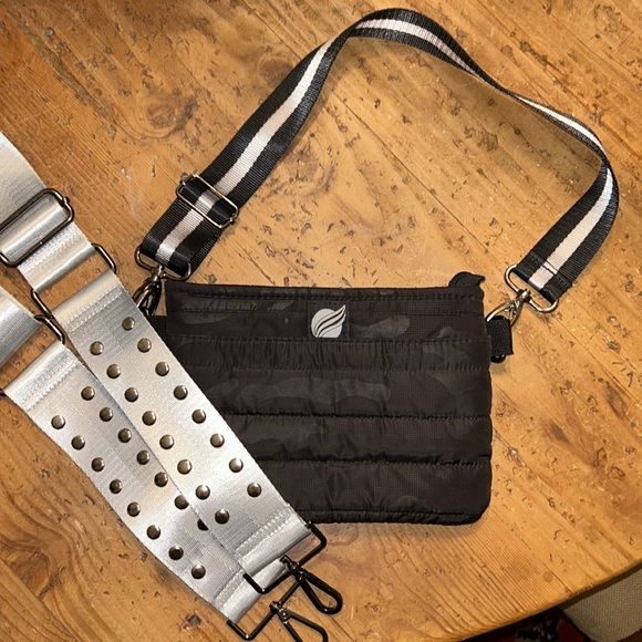 THINK ROYLN | Bags | Think Rolyn Black Camo Crossbodybelt Bag2 Straps ...